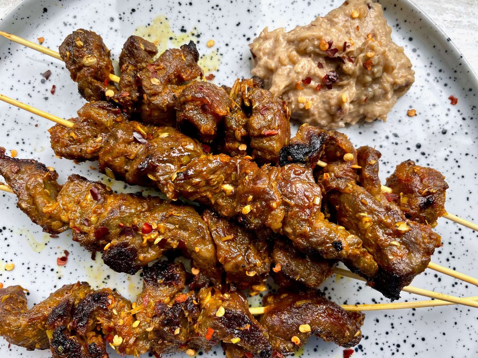 Recipe: BBQ Beef Satay